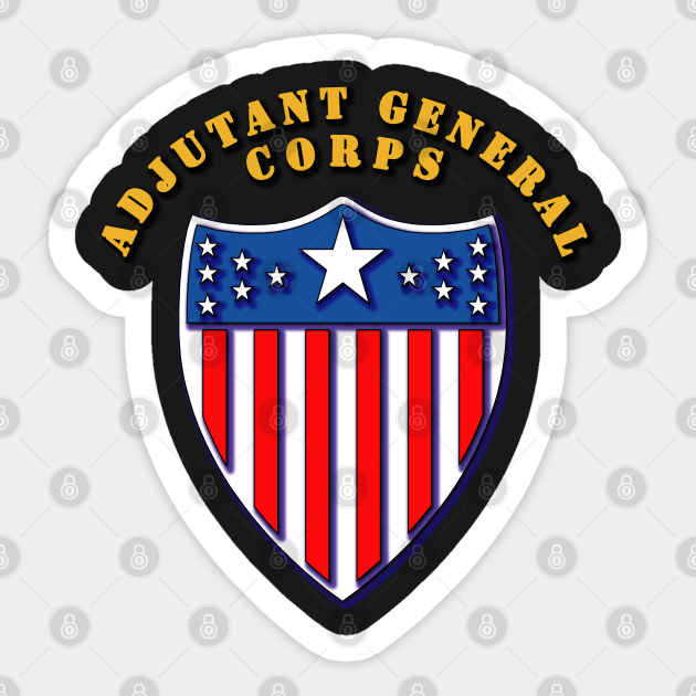 Adjutant General Corps - Adjutant General Corps - Sticker | TeePublic